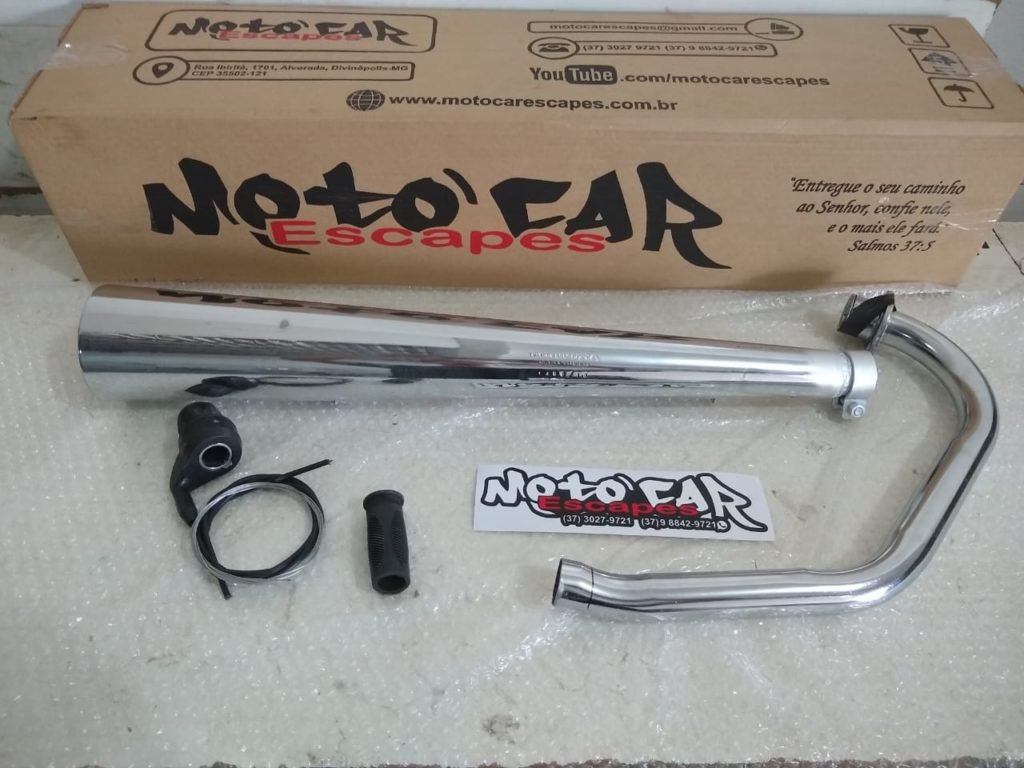 Escape Operado 2 em 1 (Original e Desmiolado) Similar Honda CG Titan KS ...